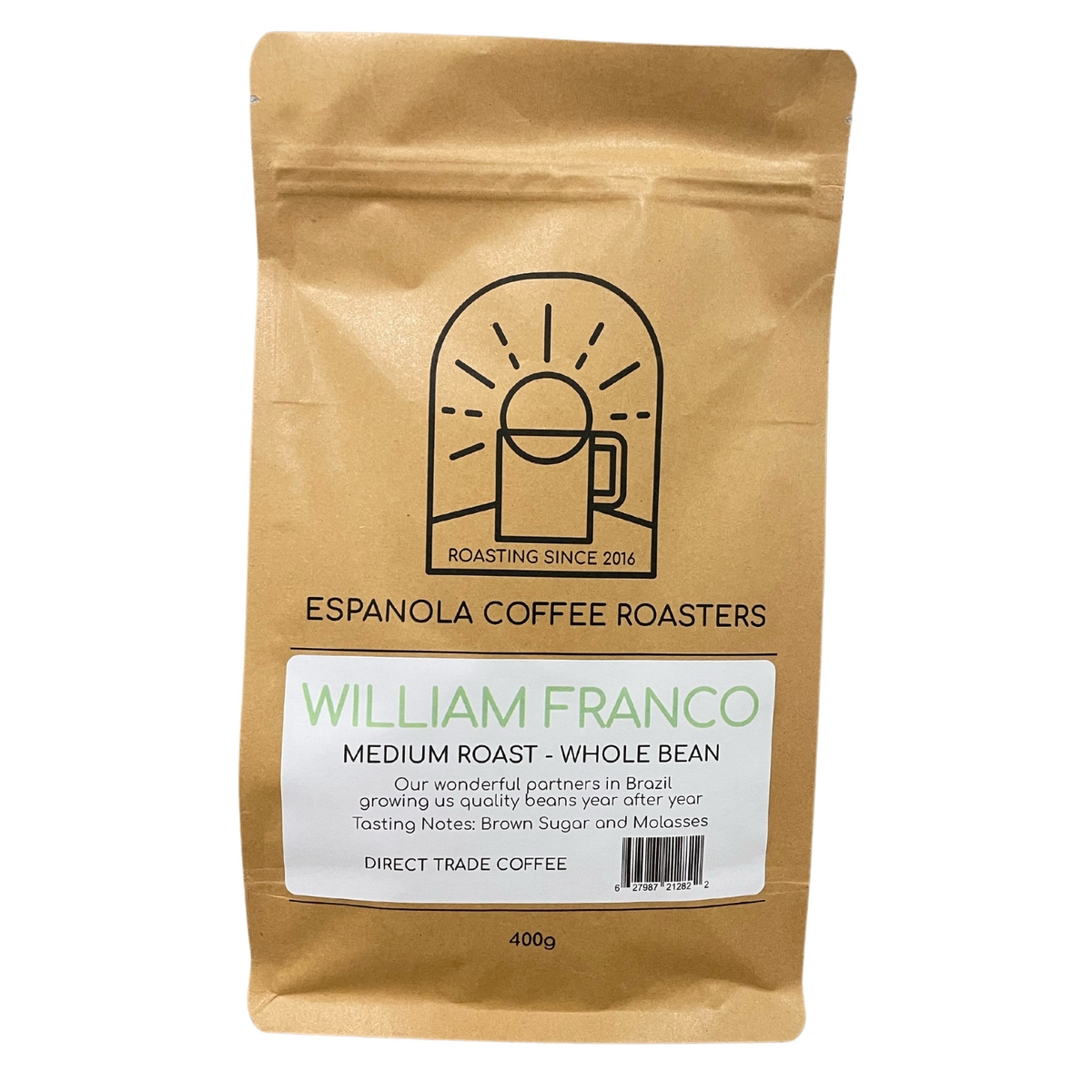 William Franco (Direct Trade) – Espanola Coffee Roasters