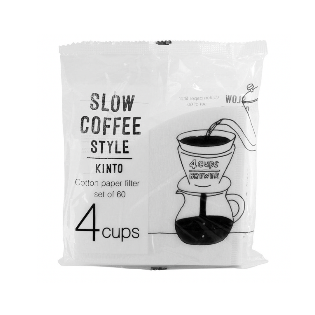 Kinto Slow Coffee Cotton Filters – Espanola Coffee Roasters